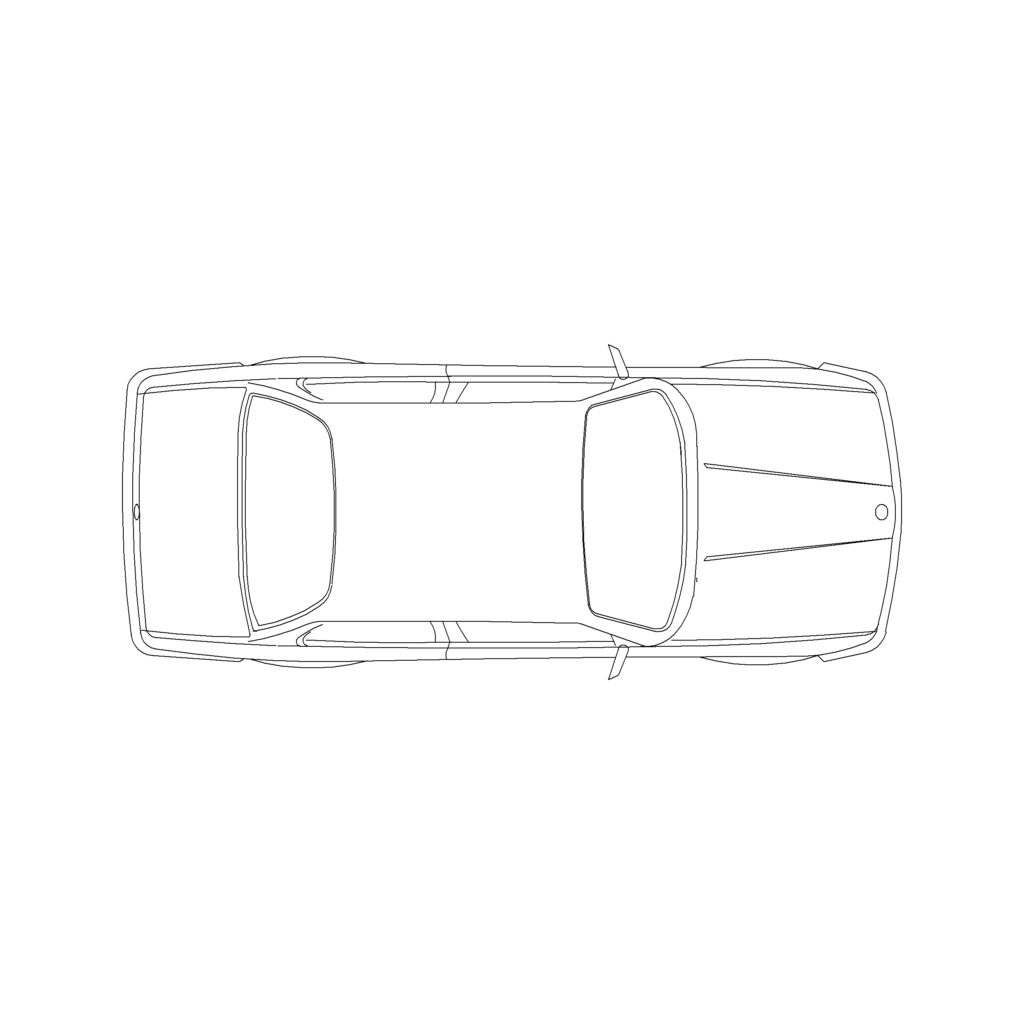 Car Front Type 20: 2D Elevation - Cadblockdwg