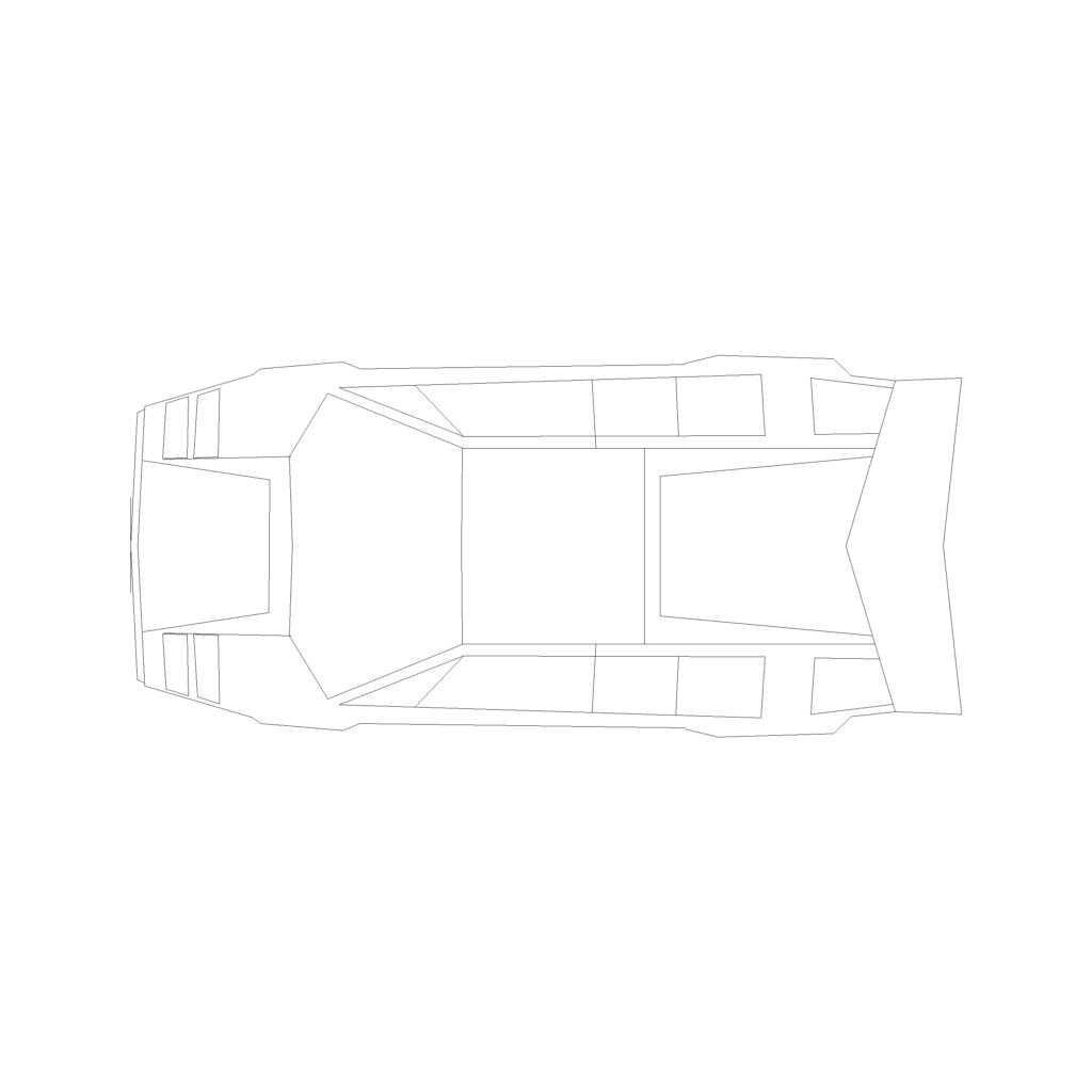 Car Plan 2 : Top View Plan - Cadblockdwg